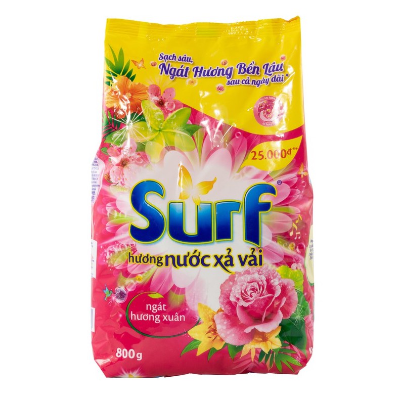 Surf washing powder with spring scent 800g | Shopee Singapore