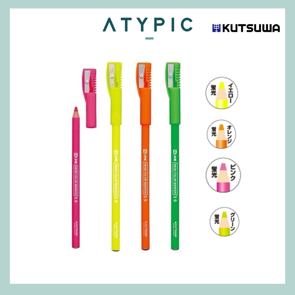 Kutsuwa HiLiNE Highlighter Pencil | Shopee Singapore