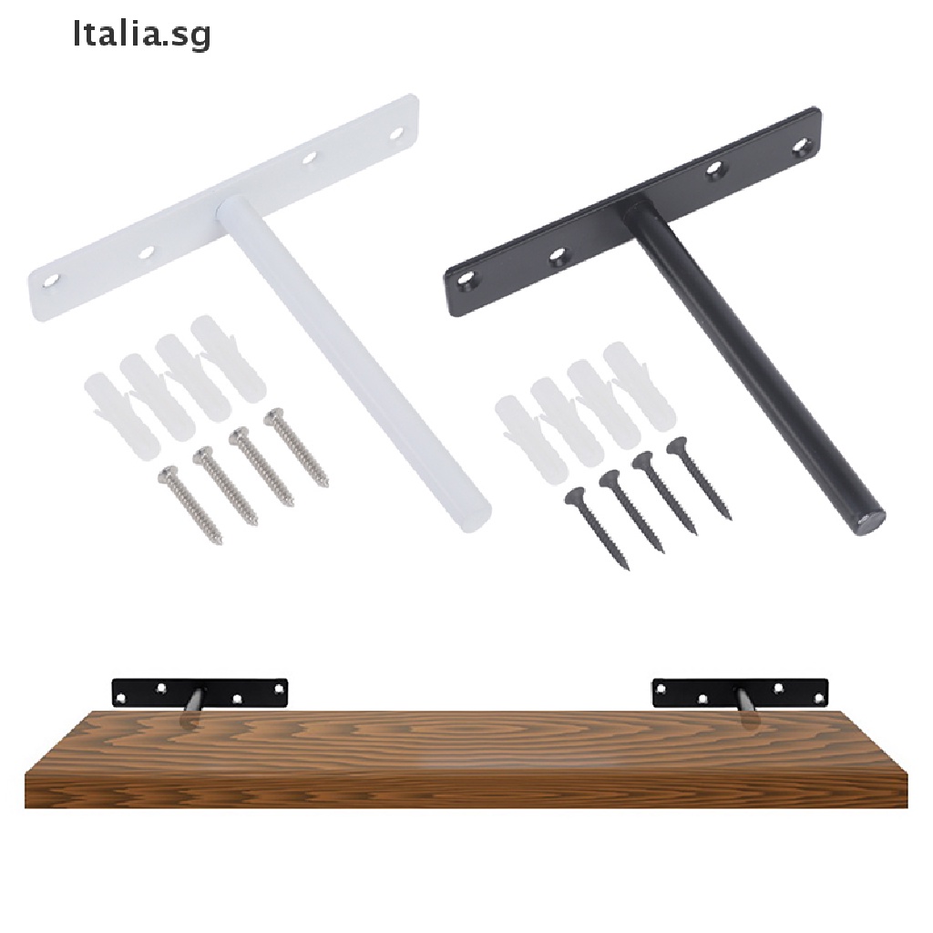 Italia Heavy Duty Wall Invisible Hidden Floag Oak Shelf Support s SG ...