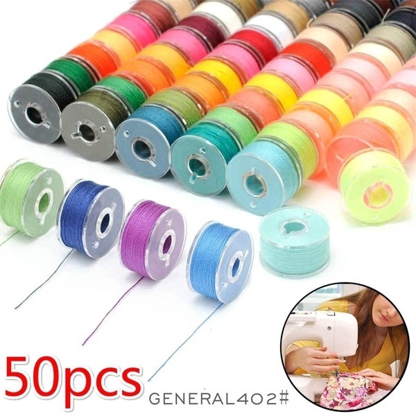 5/10 / 20pcs multicolor threaded bobbin sewing machine bobbin reusable ...
