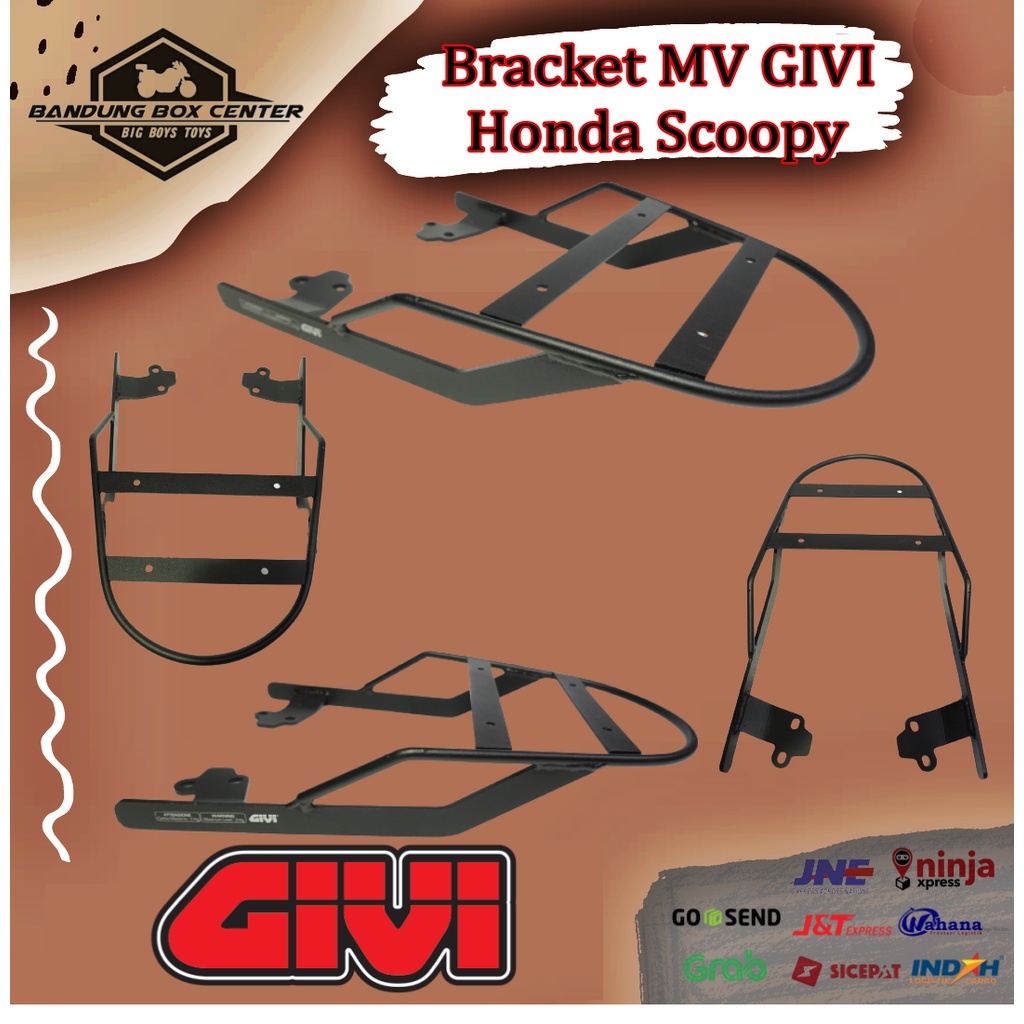 Bracket Box or MV GIVI Bracket Original Honda Scoopy GIVI Bracket ...