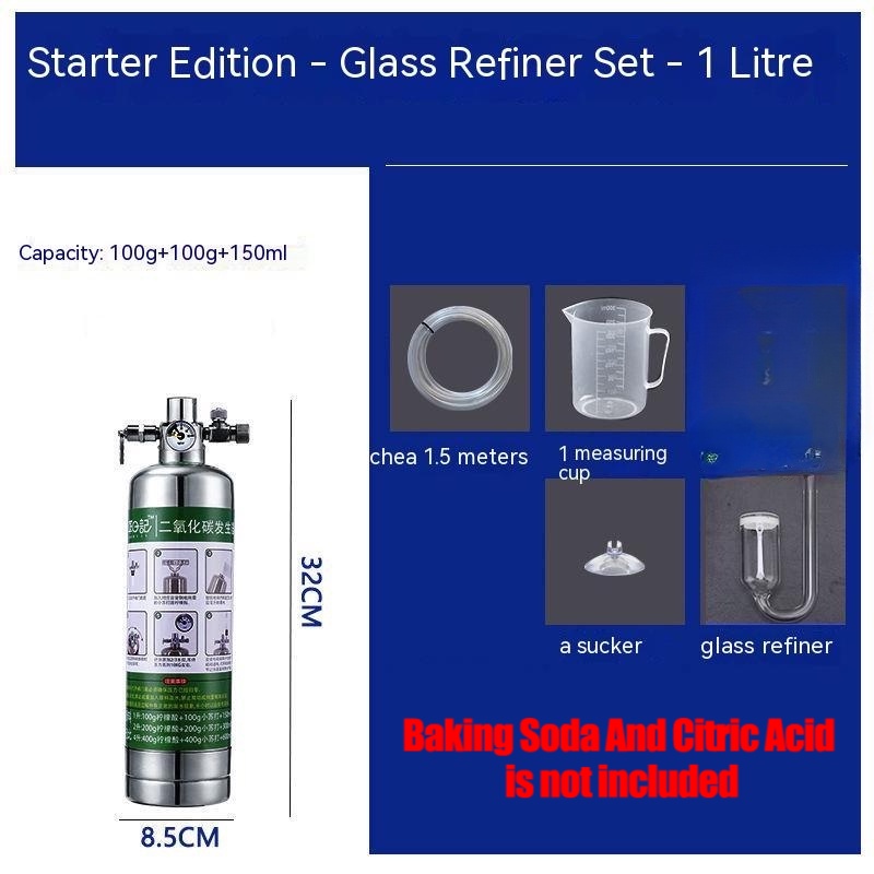 Carbon Dioxide Generator Refiner Set Water Plant Fish Tank CO2 Special ...