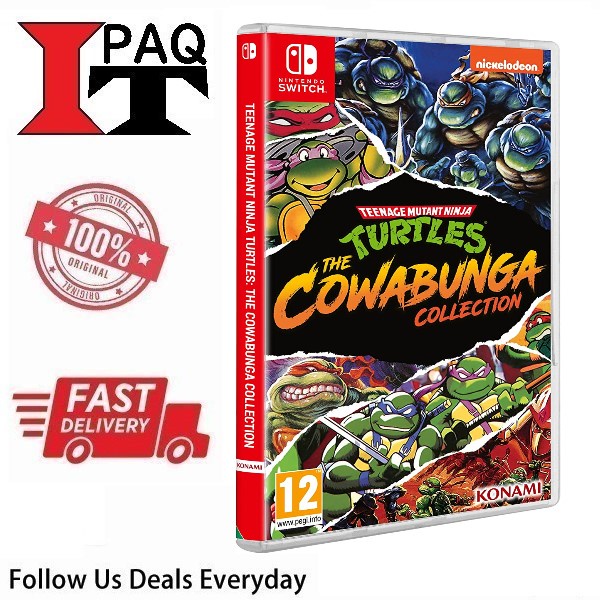 Nintendo Switch Teenage Mutant Ninja Turtles The Cowabunga Collection ...