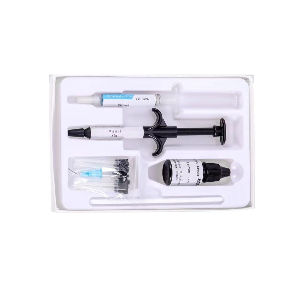 Dental Orthodontic Bonding System Light Metal Bracket Cure Adhesive ...