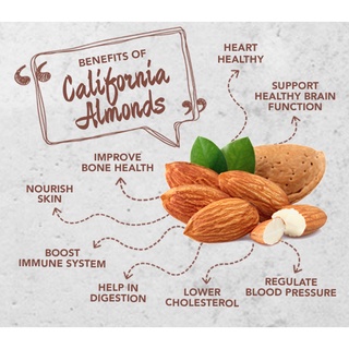 [Healthy Nuts] Raw California Almonds -1kg (500g x 2 packs) | Shopee Singapore
