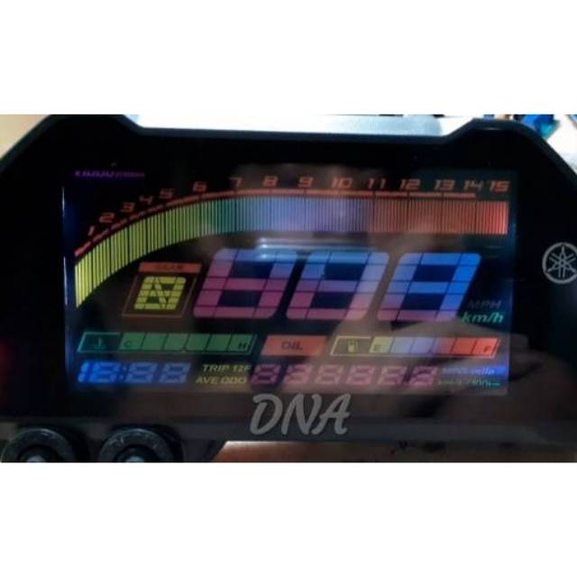 Lcd Speedometer Sticker Yamaha New R25/YZF-R25/R3/YZR-M1 2020 2021 ...