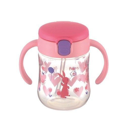 Crazy Baby ** Richell Vera Rabbit Straw Cup 200ml (4973655214114 ...