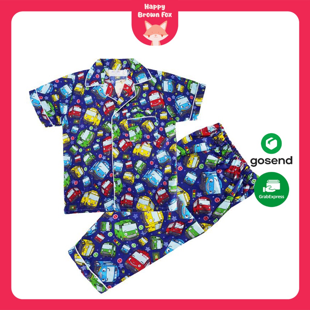 CHILDREN'S PAJAMA SLEEPING SET FOR BOYS MALLORY SHORT SLEEVES - Tayo ...