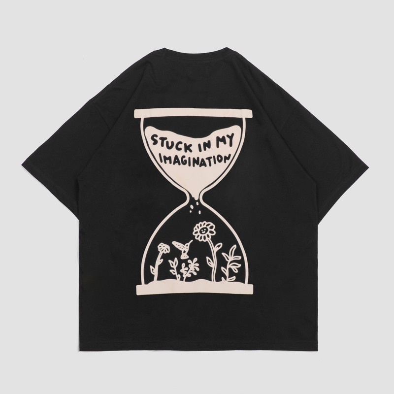 Faith FADE UTOPIA - Hourglass Oversized Tee (Black) | Shopee Singapore