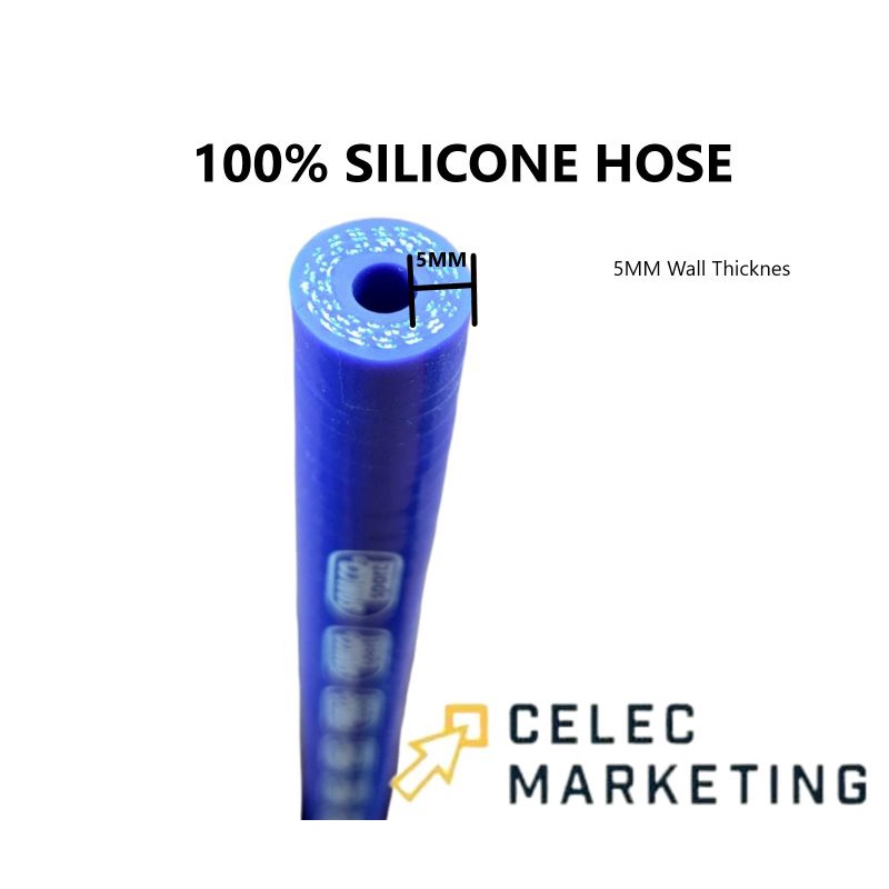 4ply Samco Hose 6mm inner diameter 15mm outer diameter 1Meter Air Hose ...