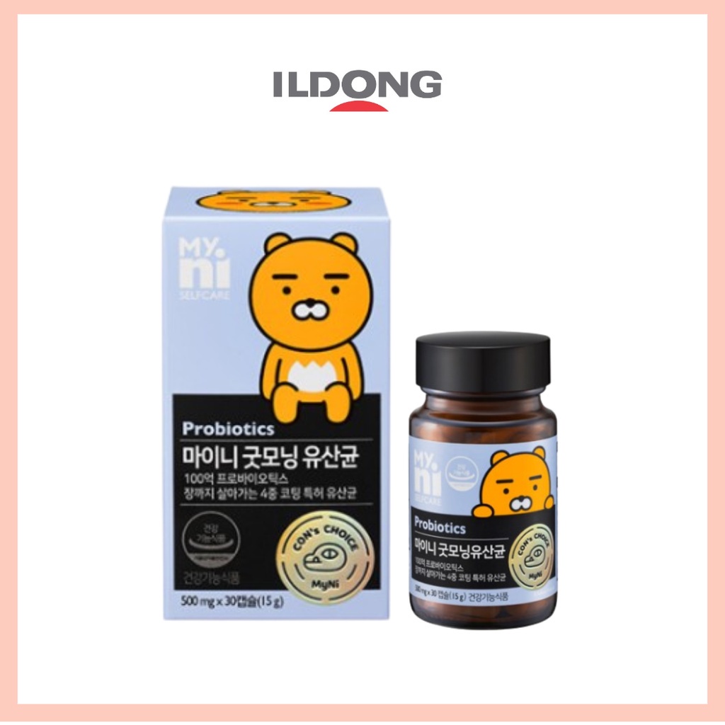 [ILDONG] Myni Self Care Good Morning Lactobacillus 500mg x 30 Capsules ...
