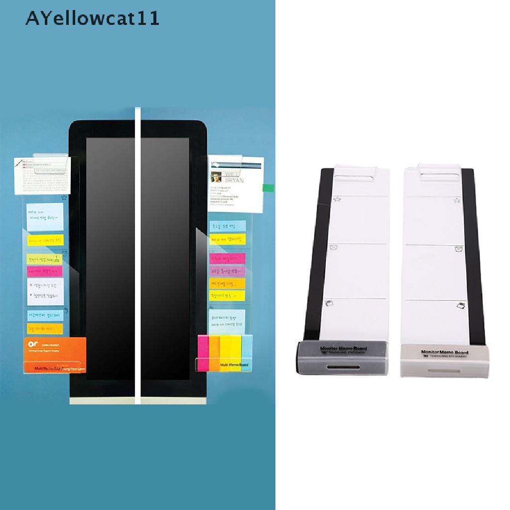 ayellowcat New Acrylic Monitor Message Memo Board Sticky Note ...