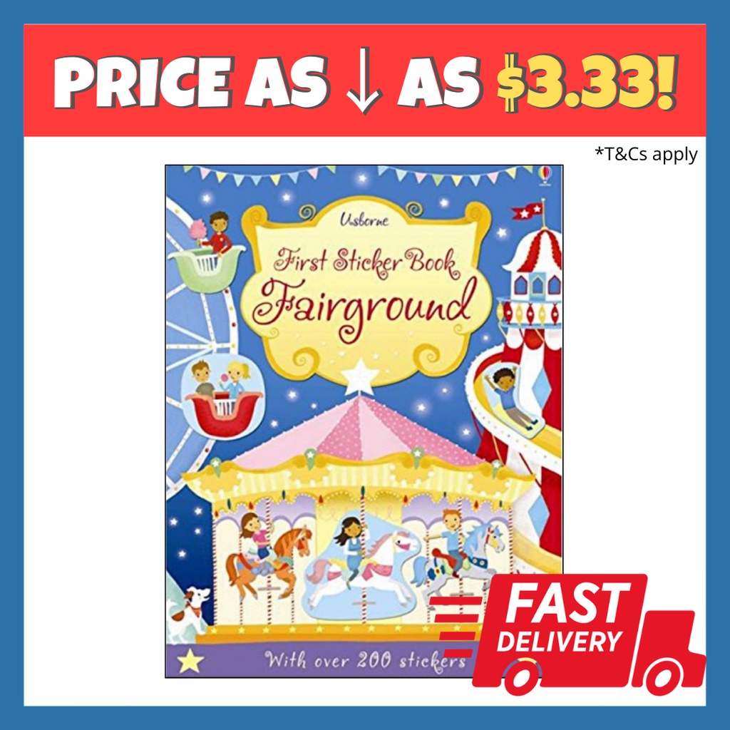(Fairground) Usborne First Sticker Book Kids Sticker Books Children ...