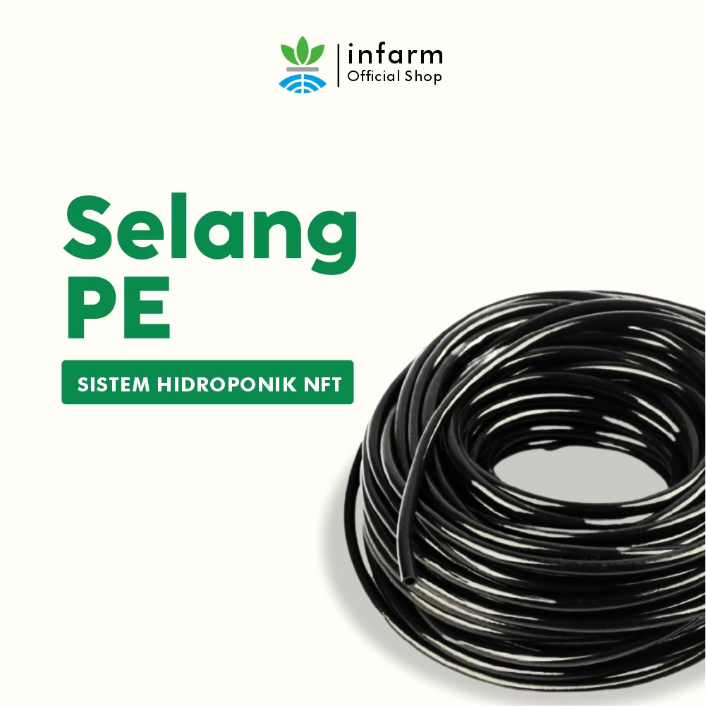 Infarm - PE Hose 5mm Hydroponic Fertigation NFT DFT Tube 3/5 Irrigation ...