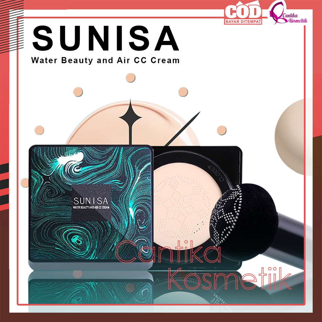 Sunisa Cushion Waterproof New Packaging Make Smoother And Glowing Face ...