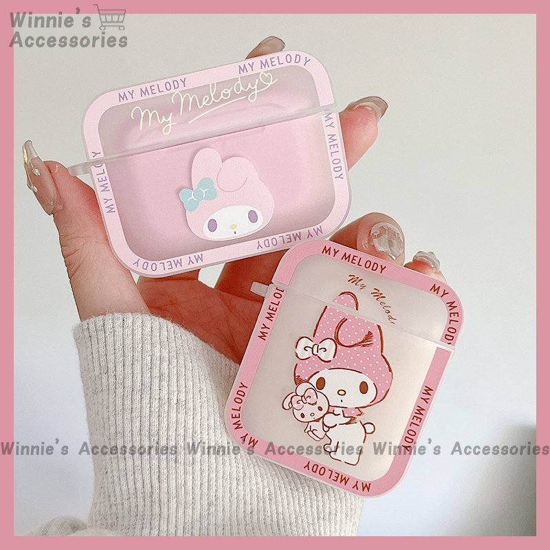 My Melody Case For Apple AirPods 1 2 3 Pro Protective Casing Cartoon ...