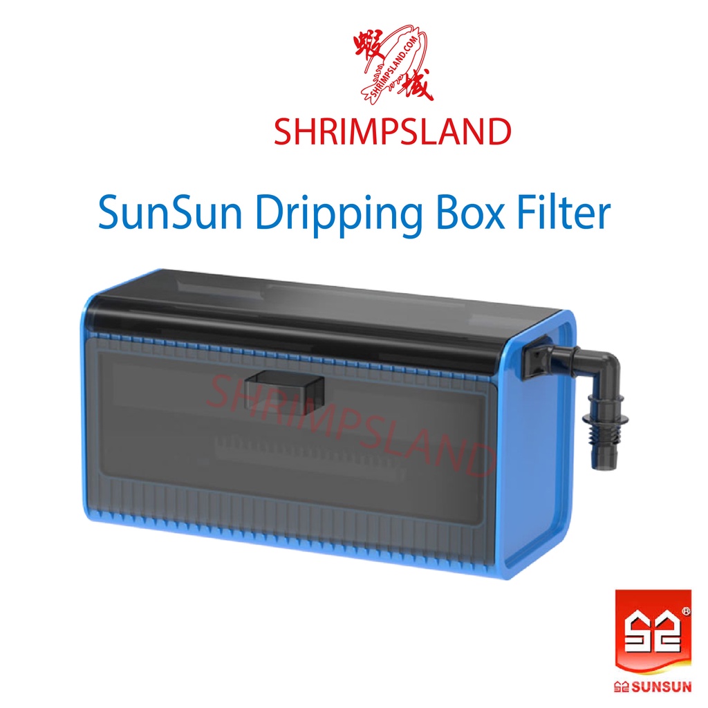 [SHRIMPSLAND] Aquarium SunSun AF180 AF260 Wall-mounted Top Drip Filter ...