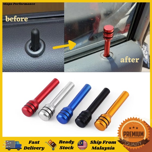 Door Lock Knob Pins Universal Aluminum Interior Pull Pins Car Truck ...