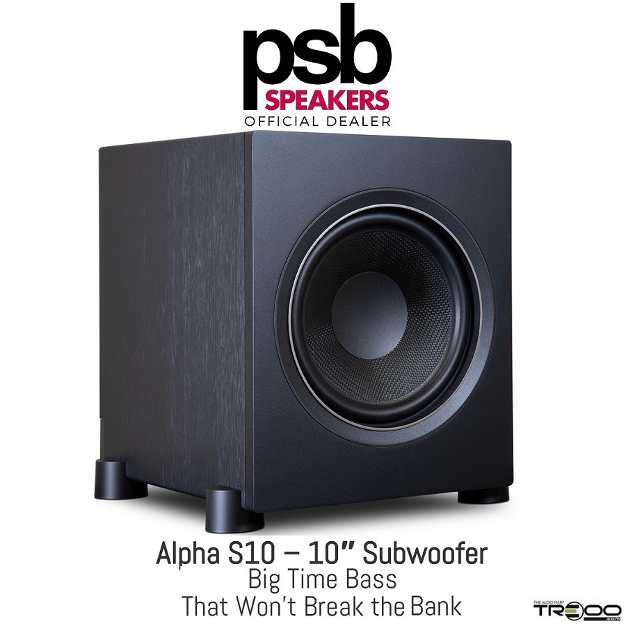 PSB Alpha S10 Powered Subwoofer | Shopee Singapore