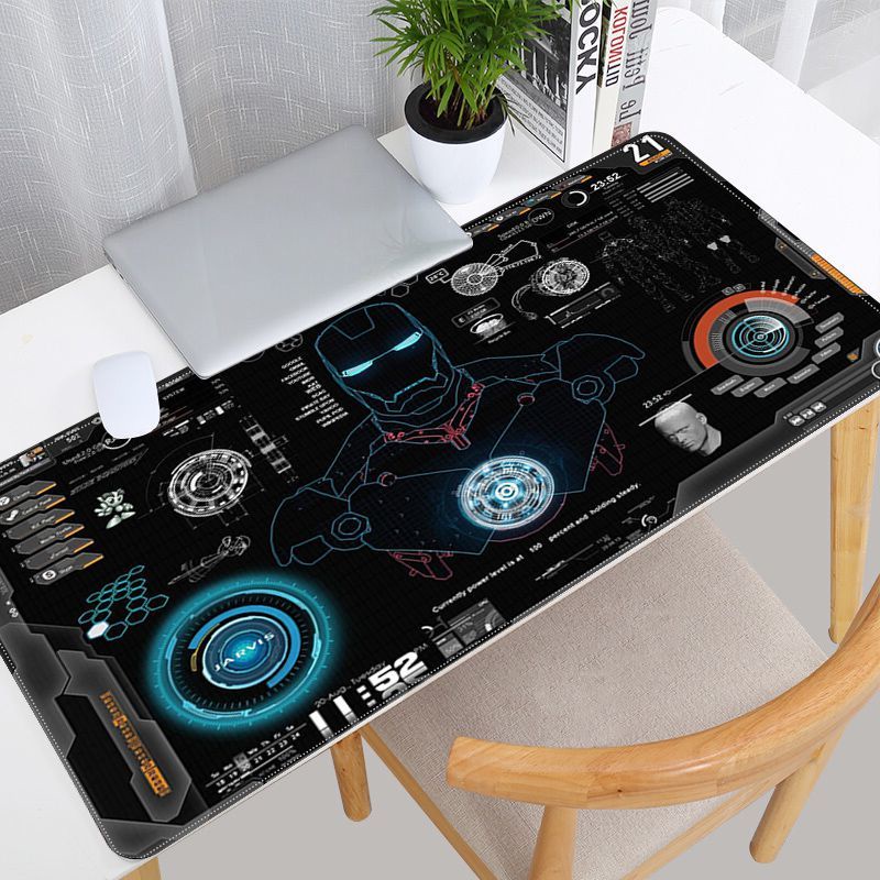 Disney Iron Man Anti-Slip Durable Rubber Computer Mouse Pad Game Tablet ...