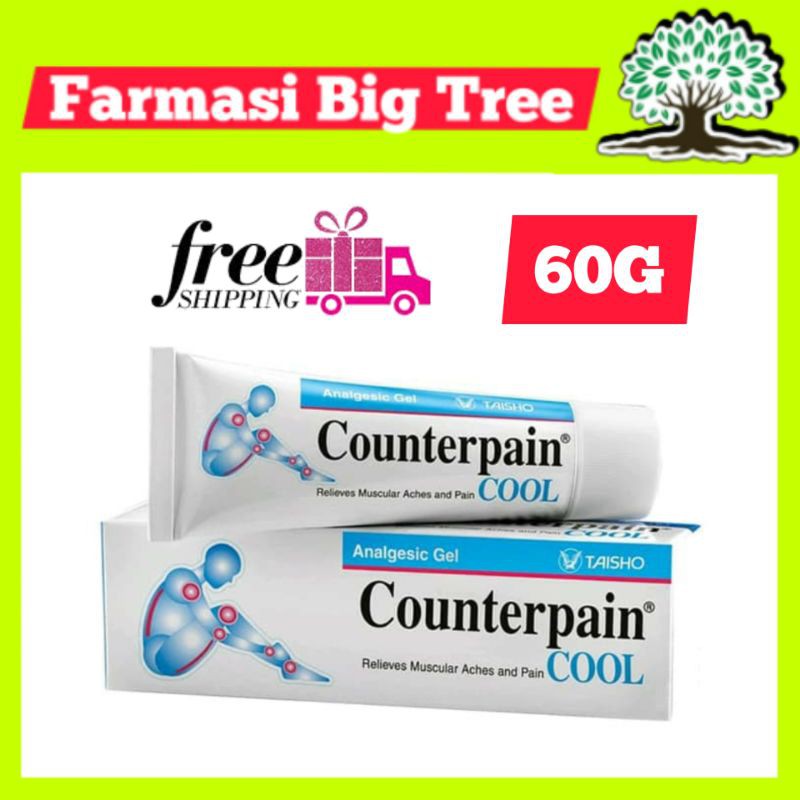 Counterpain Cool 60g-tear joint muscle ligament, bruising, lower back ...