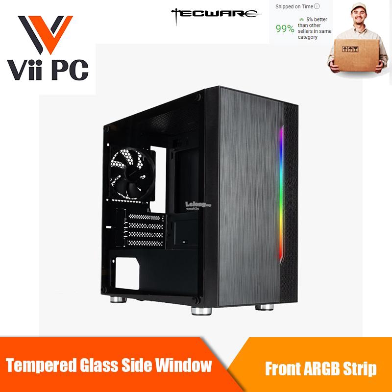 Tecware M3 TG MATX Case 3 x 12cm Fans Included | Shopee Singapore