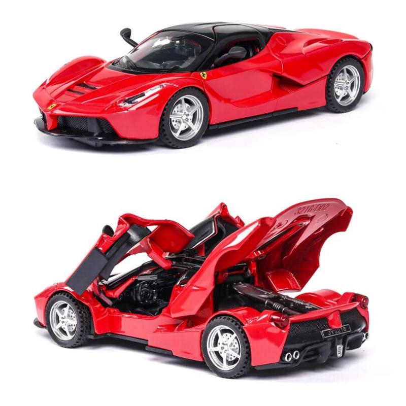 1:32 Ferrari LaFerrari Alloy Car Model Sound and Light Pull Back ...