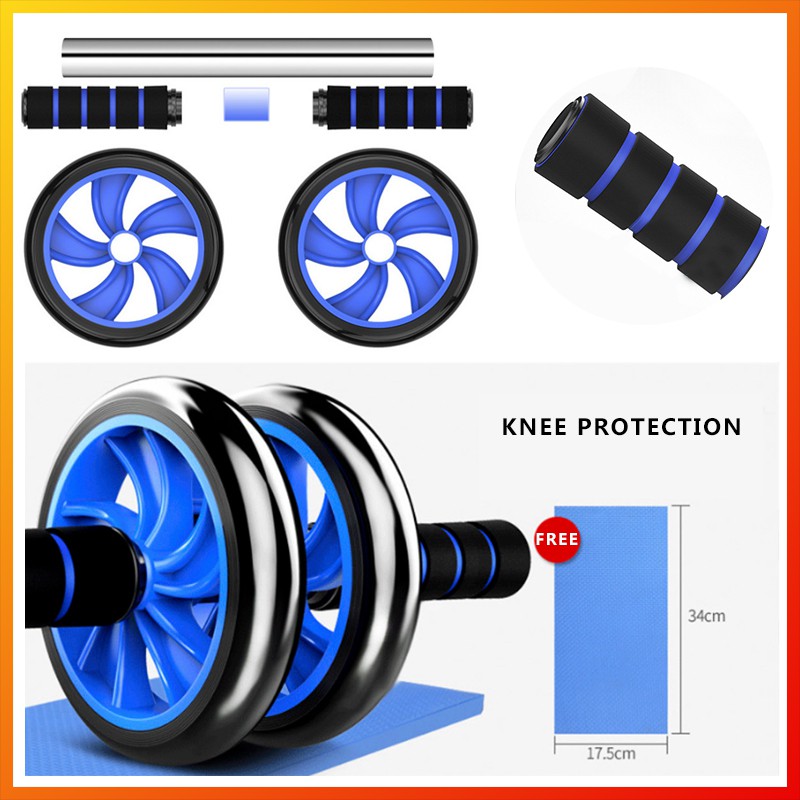 Double-wheeled Abdominal Wheel Abdominal Fitness Equipment Fitness ...