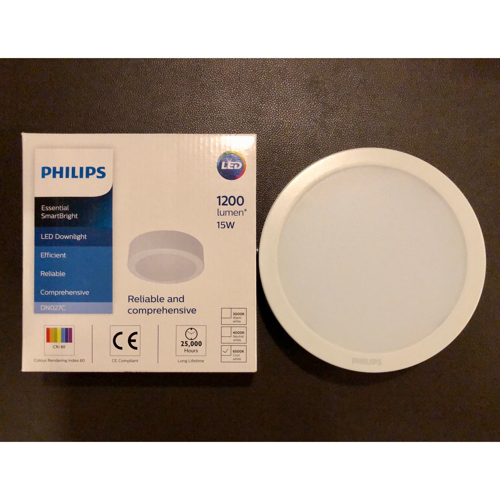 PHILIPS LED Downlight Outbow DN027C 15W 15Watt 15 W 15 Watt | Shopee ...