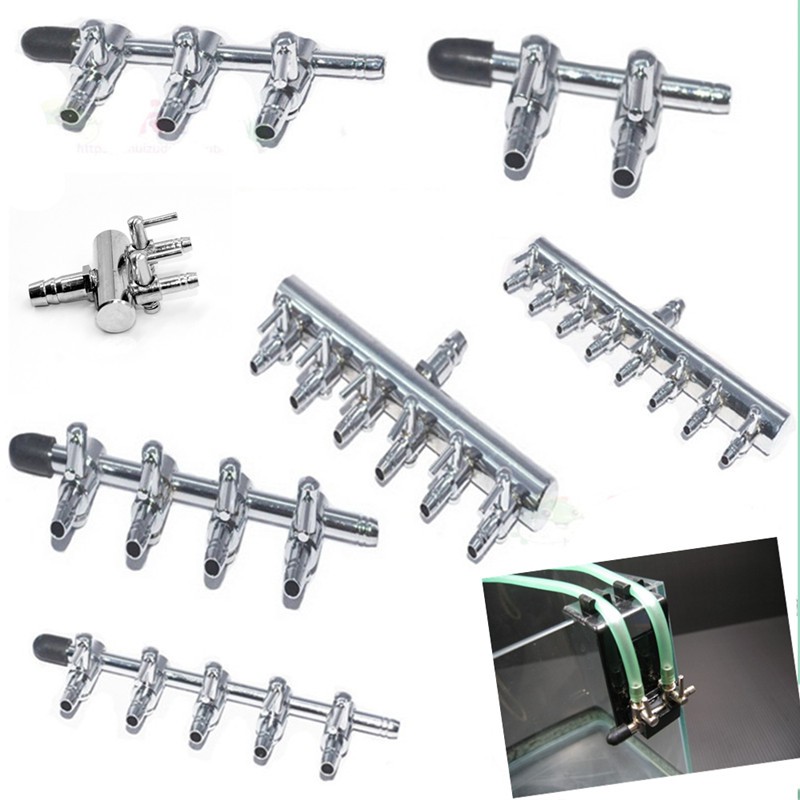 4/8mm Aquarium Air Splitter Airline Tubing Air Flow Divider Air Valve ...