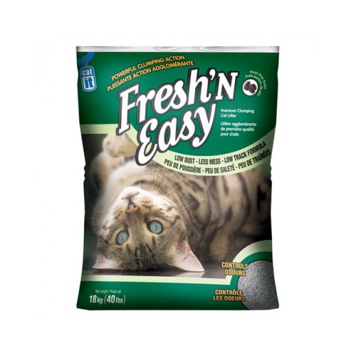 Catit Fresh 'n' Easy Clumping Cat Litter Pine Scent 18 kg/40lbs ...