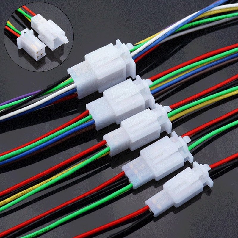 New 3 Set Auto Wire Quick Connector 1 2 3 4 Pin 2.8mm Car Connect Wire Connectors Male and Female Plug Kit Motorcycle Shopee Singapore
