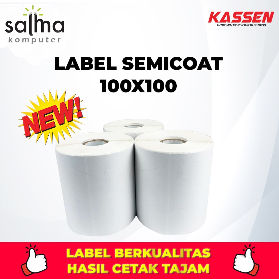 SEMICOAT LABELS 100 X 100 (500PCS) |SEMICOAT LABEL 100x100 | Shopee ...