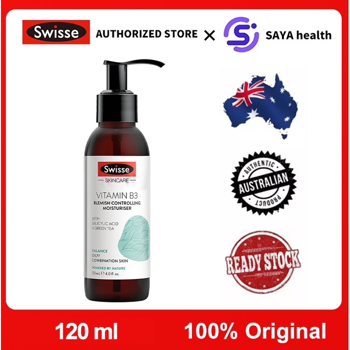 Swisse Skincare Vitamin B3 Blemish Controlling Moisturiser 120ml ...