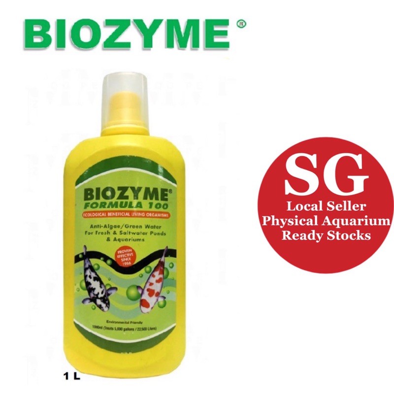 BIOZYME Formula 100 1000mL Applications : 1. For new aquarium setup ...