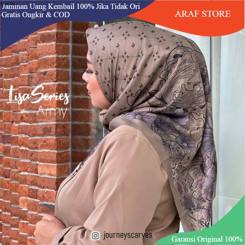Jilbab Journey Premium Limited Edition lisa series army Hijab Hijab ...