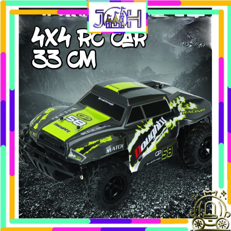 1:18 Kereta Kontrol RC Car Cheetah King 2.4GHz 2WD Remote Control High ...