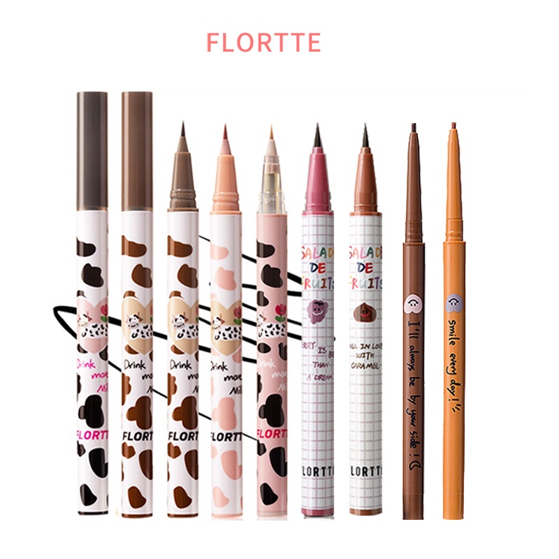 Flortte Eyeliner Lying Silkworm Pen Color Eyeliner Gel Eyeliner Ultra ...