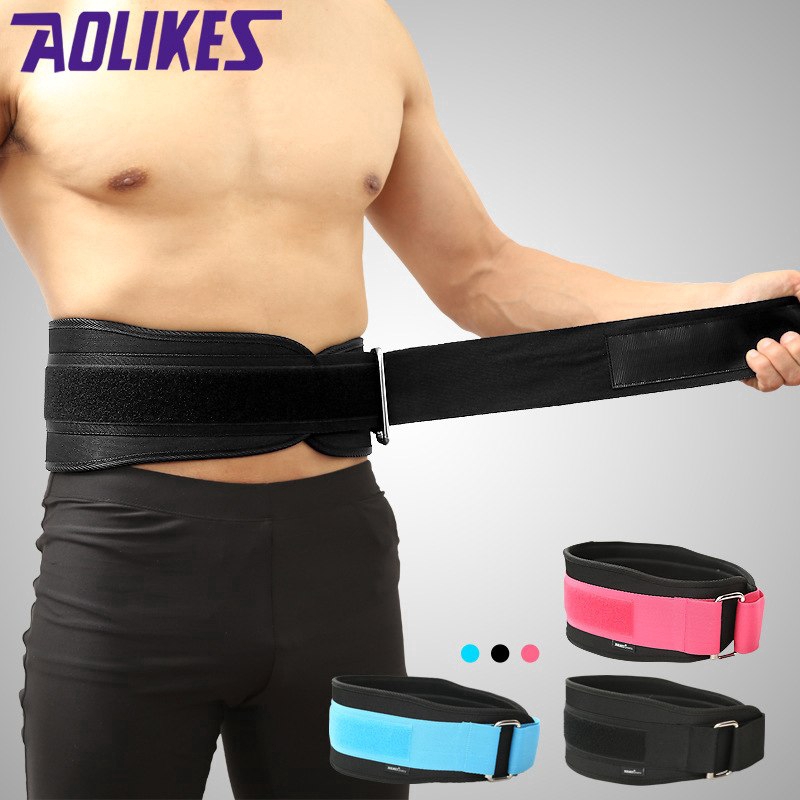 Men Fitness Sports Waist Support Band Protector Steel Loop ...