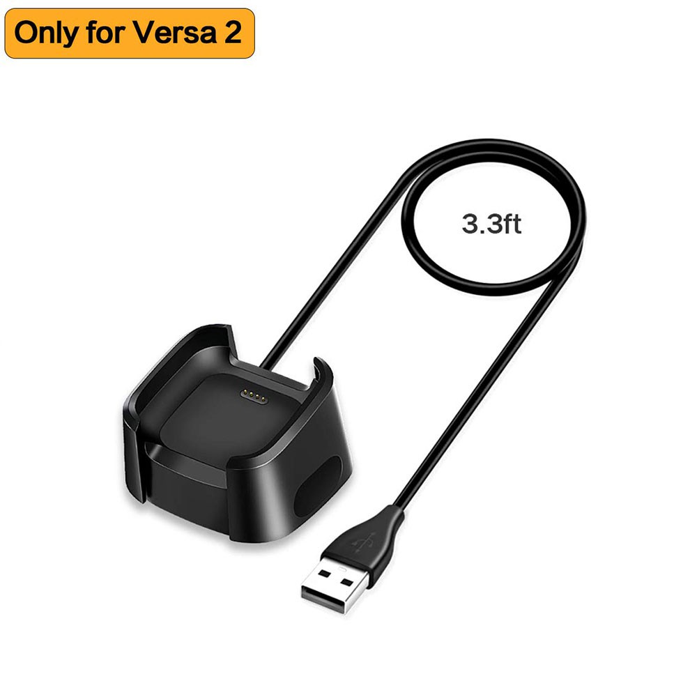 Compatible with Fitbit Versa 2 Charger, 1m Replacement USB Charging ...