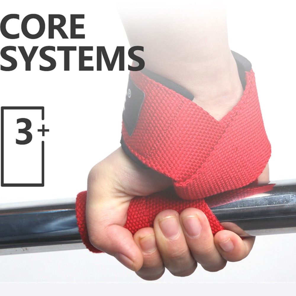 2pcs/Pair Gym Fitness Weight lifting Straps Dumbbell Hand Grips ...