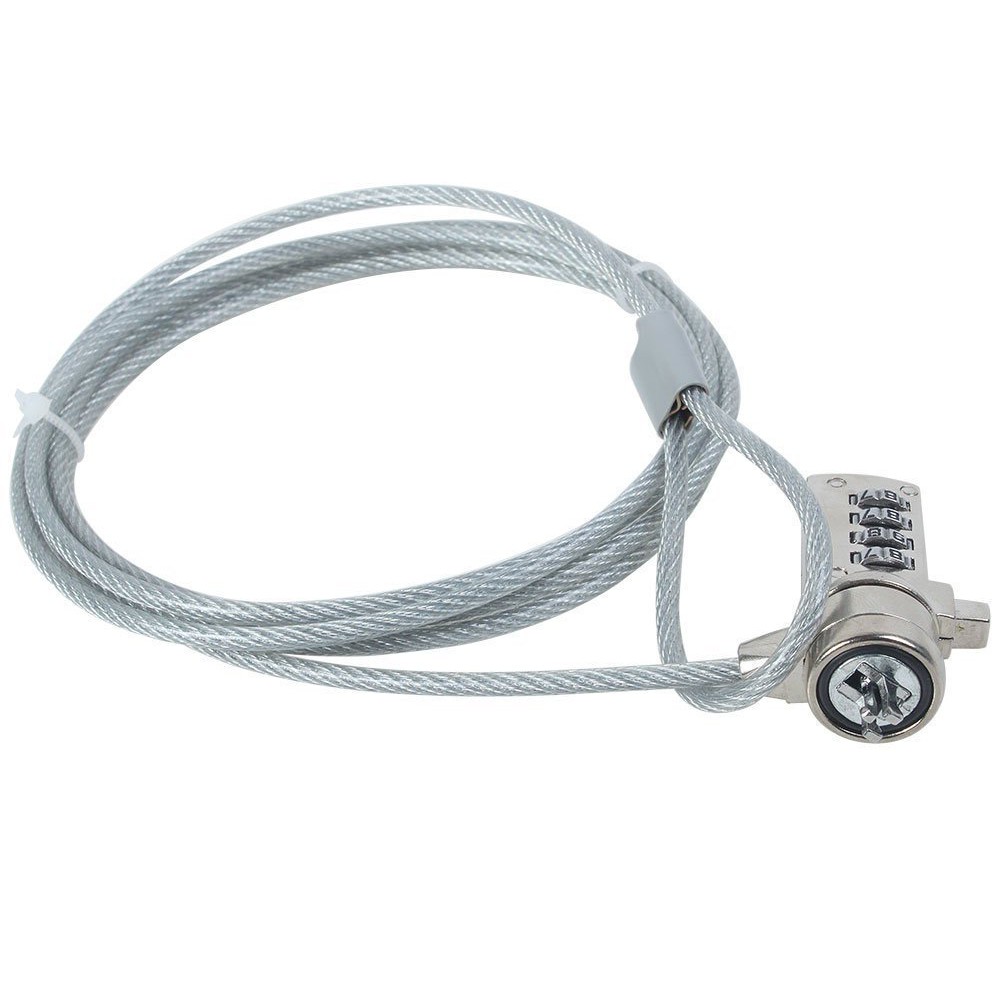 Laptop Number Lock Security Anti Theft Cable for Notebook Computer 1m 1 ...
