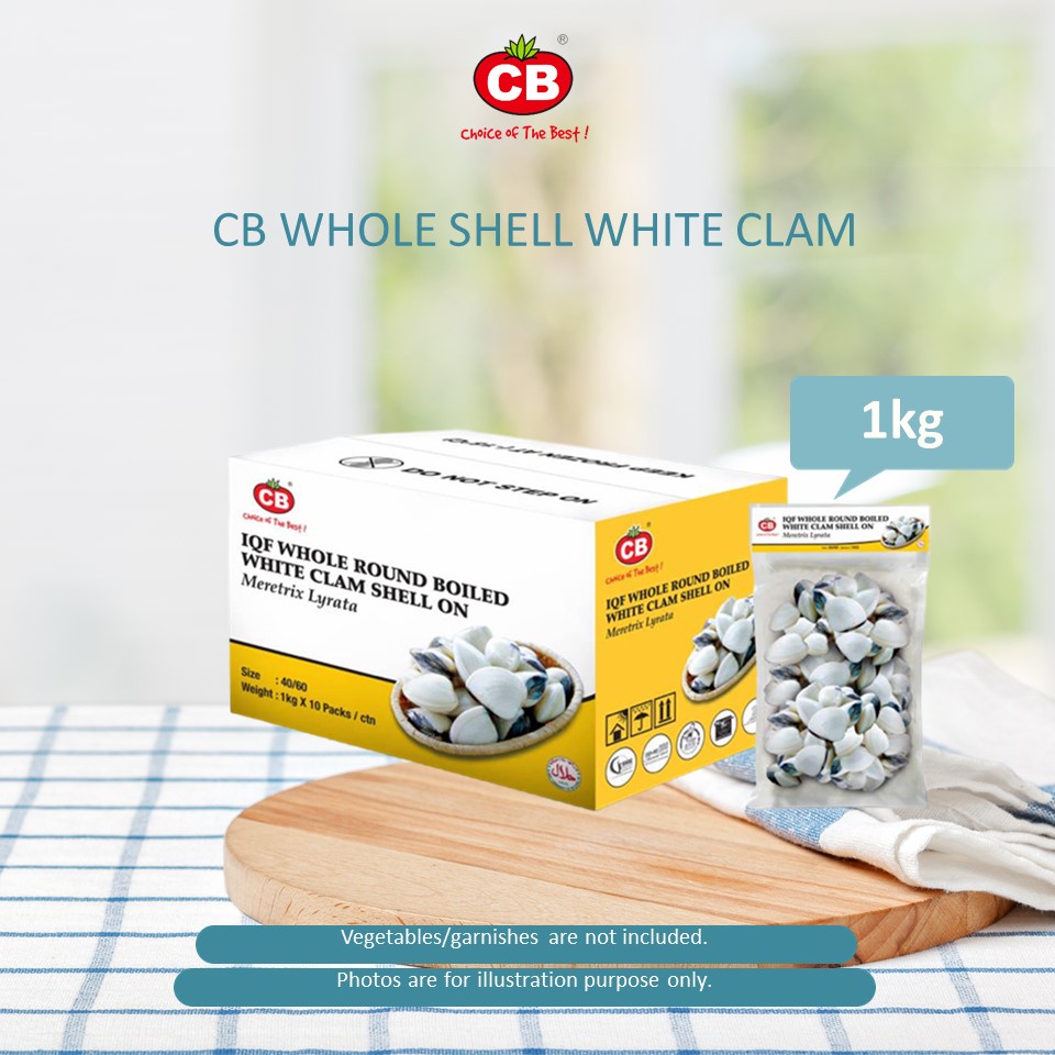 CB Whole Shell White Clam (1Kg) | Shopee Singapore