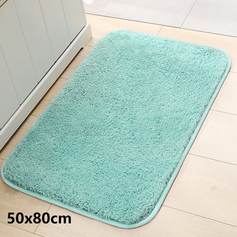 Floor Mat Bathroom Mat Bath Absorbent Soft Shaggy Extra Thick Plush ...