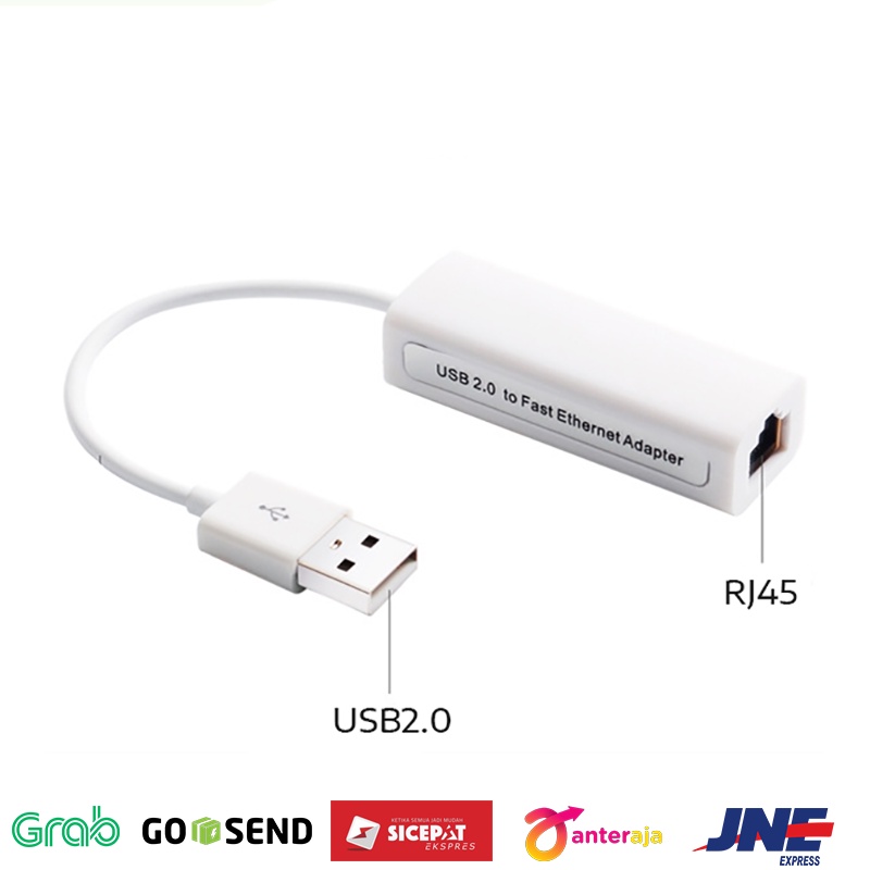 Usb 2.0 Male To Ethernet LAN UTP RJ45 Female Converter Adapter Cable ...