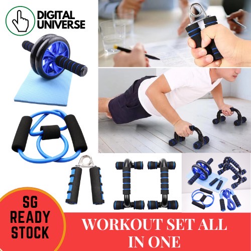 Workout Set All in One Fitness Gym | Shopee Singapore