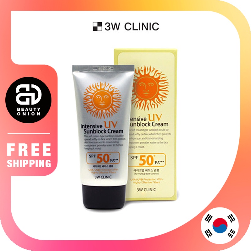 [3W clinic] Intensive UV Sun Block Cream 70ml | Shopee Singapore
