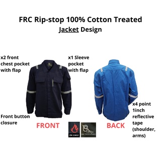 JACKET Flame Retardant Cotton (FRC) 100% Cotton Treated RS DESIGN ...