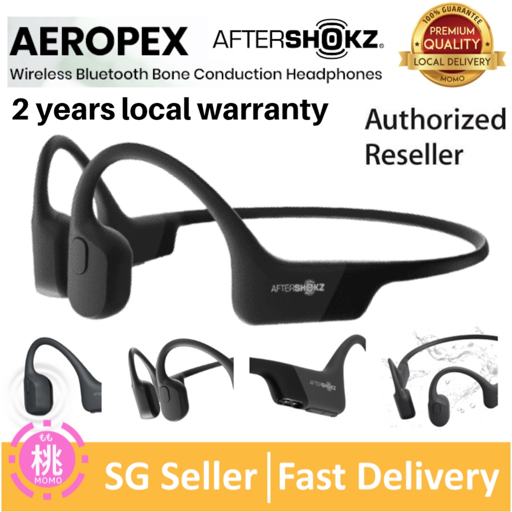 AfterShokz Aeropex - Open-Ear Bluetooth Bone Conduction Sport ...