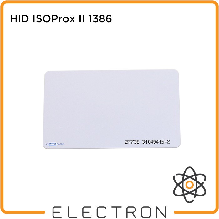 HID ISOProx II 1386 Original Card RFID Proximity Attendance Access Card ...